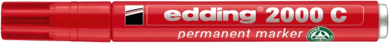 Marker permanent e-2000c EDDING, 1,5-3mm, red - PBS Connect Polska ...