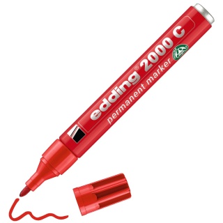 Marker permanent e-2000c EDDING, 1,5-3mm, red - PBS Connect Polska ...